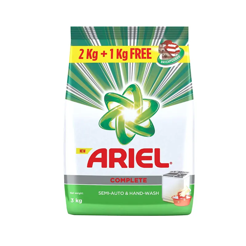 Ariel Complete Semi-Auto And Hand Wash 3Kg - Souq Al Buhair