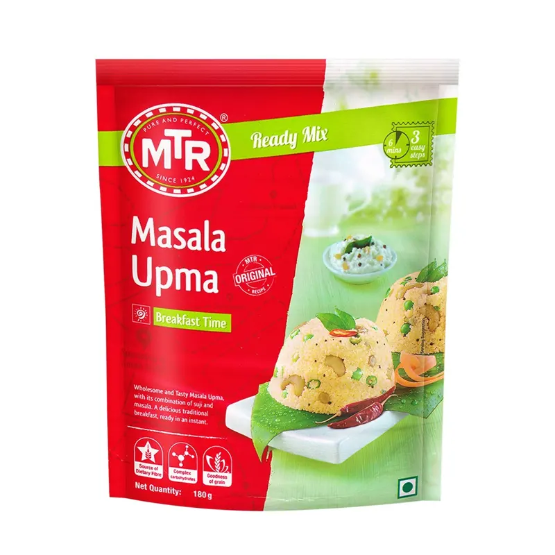 Mtr Ready Mix Masala Upma Breakfast Time 180G – Souq Al Buhair