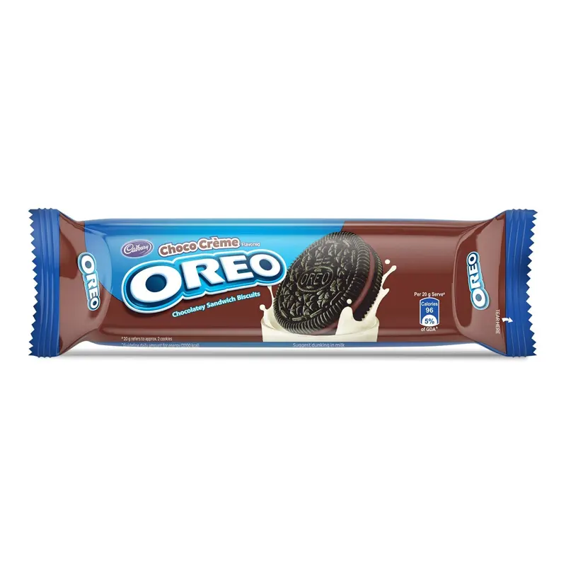 Cadbury Choco Creme Oreo Chocolatey Sandwich Biscuits 120G - Souq Al Buhair