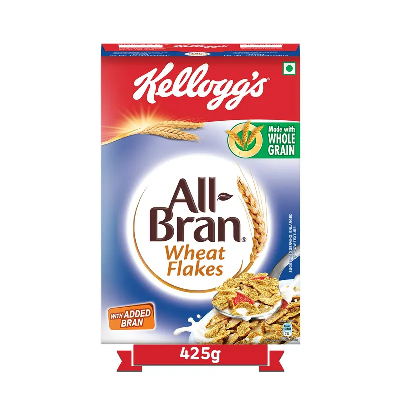 Kellogg'S All Bran Wheat Flakes 425G - Souq Al Buhair