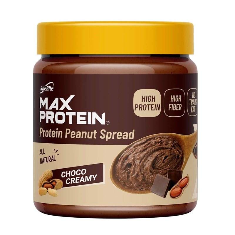 Rite Bite Max Protein Choco Creamy Peanut 340G - Souq Al Buhair