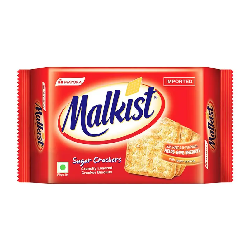 Mayora Malkist Sugar Crakers Crunchy Layered Cracker Biscuits 105G ...
