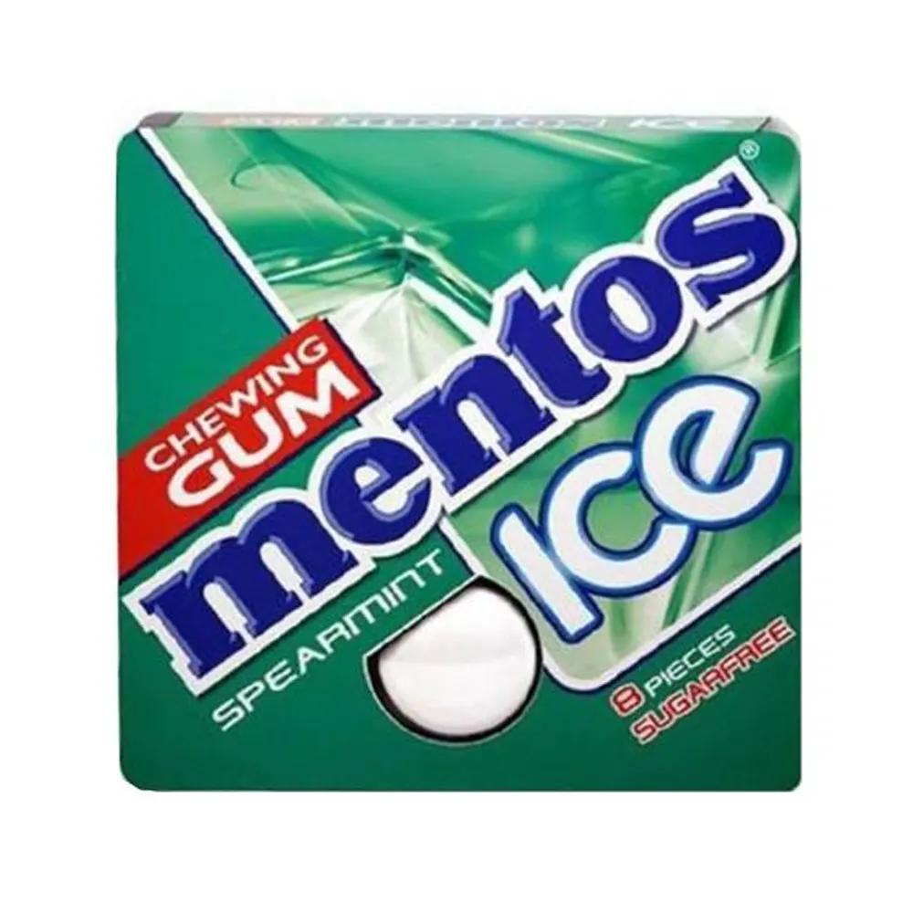 Mentos Ice Spearmint Chewing Gum Sugarfree 8N - Souq Al Buhair