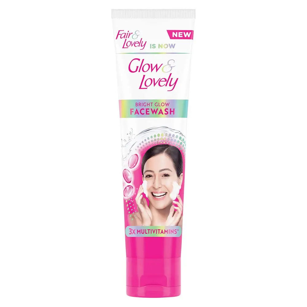 Fair & Lovely Is Now Glow & Lovely Bright Glow Facewash 3X ...